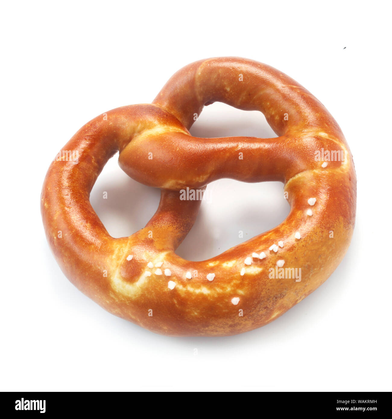 Traditional German Pretzel Isolated On White Stock Photo - Alamy
