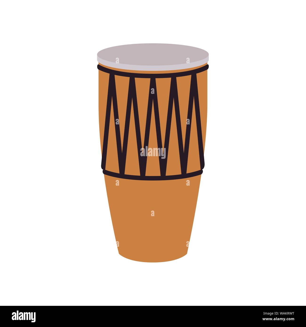 musical instrument conga on white background Stock Vector Image & Art ...