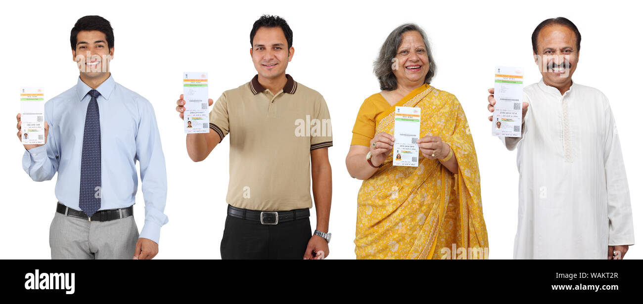 Aadhar cards hi-res stock photography and images - Alamy