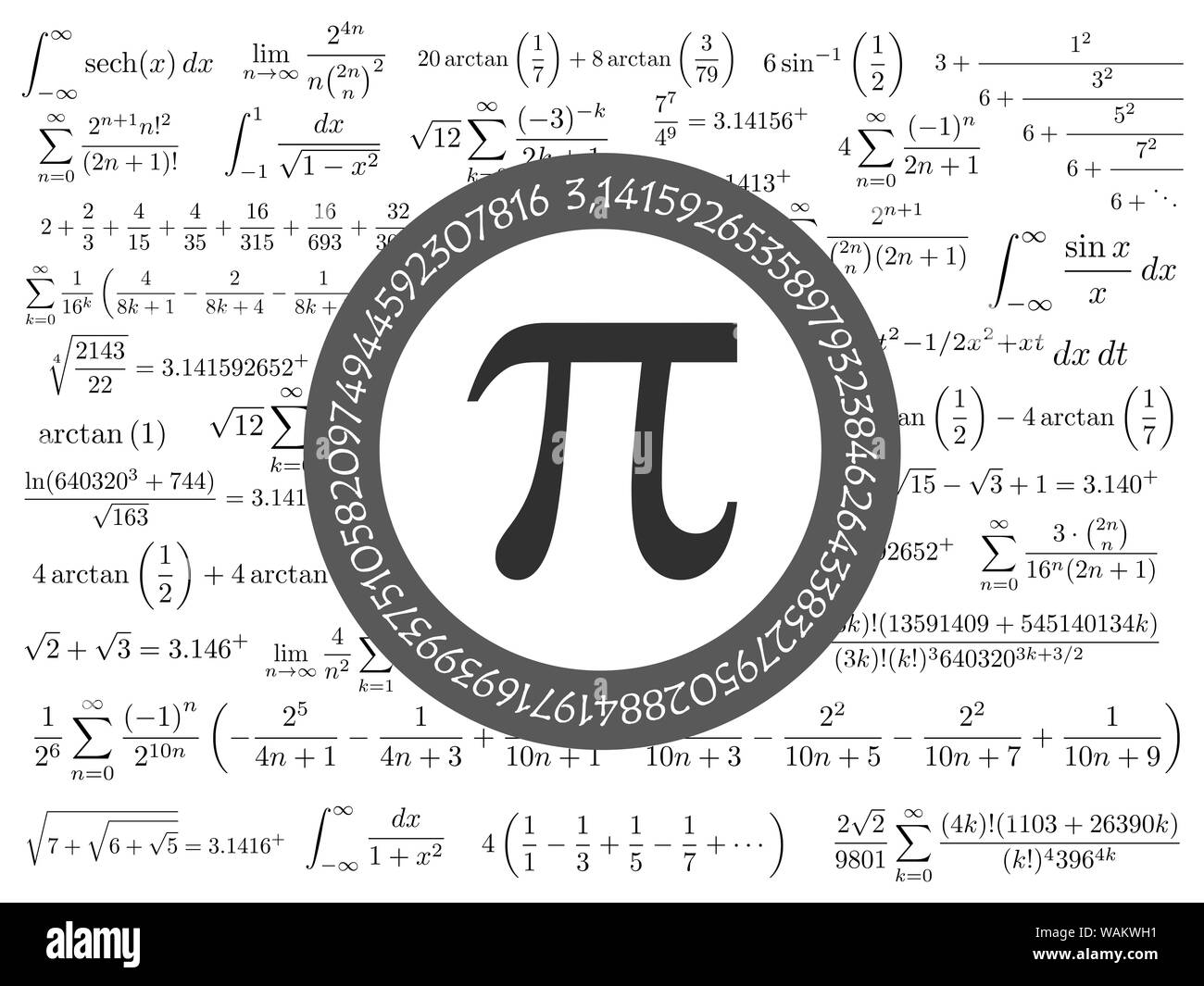 The Pi symbol mathematical constant irrational number, greek letter ...