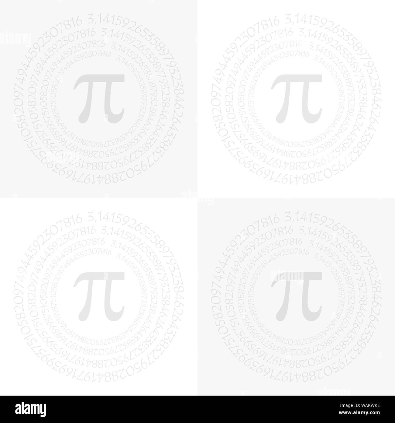 The Pi symbol mathematical constant irrational number, greek letter ...