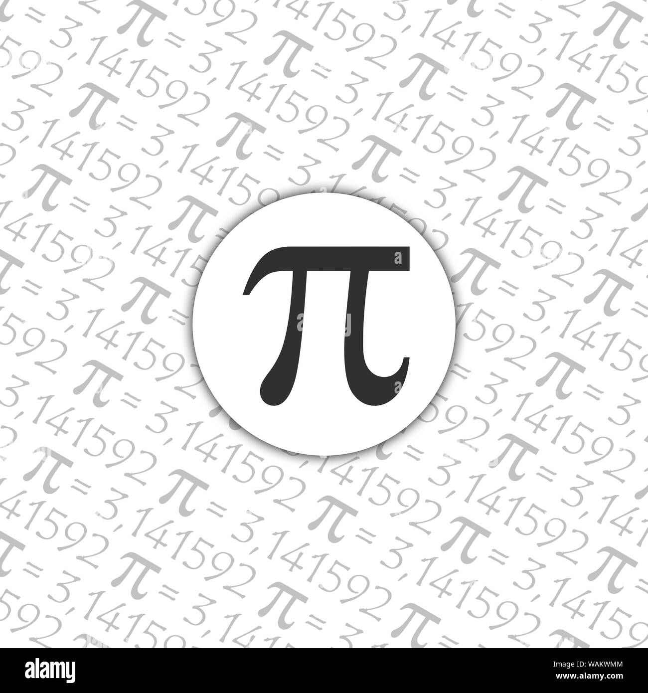 The Pi symbol mathematical constant irrational number, greek letter ...