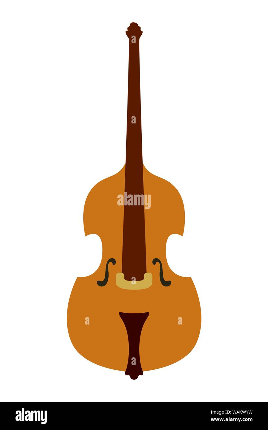 musical instrument fiddle on white background Stock Vector Image & Art ...