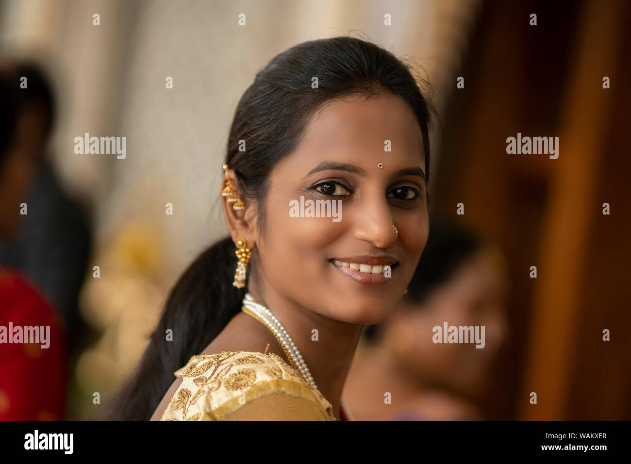 Pretty, Cute Indian women close up Stock Photo - Alamy