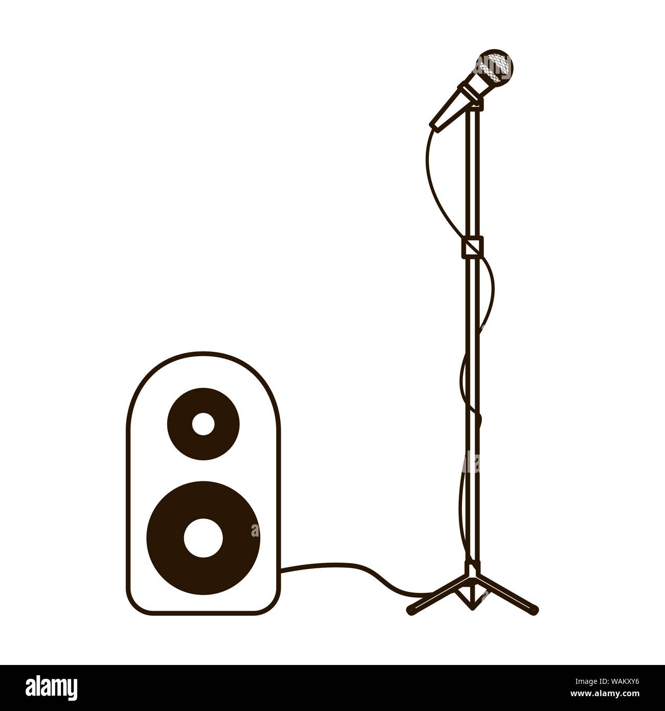 Stereo stand Stock Vector Images - Alamy