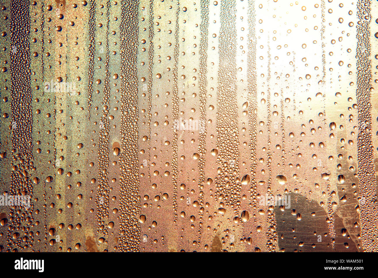 water drops on the transparent glass Stock Photo - Alamy