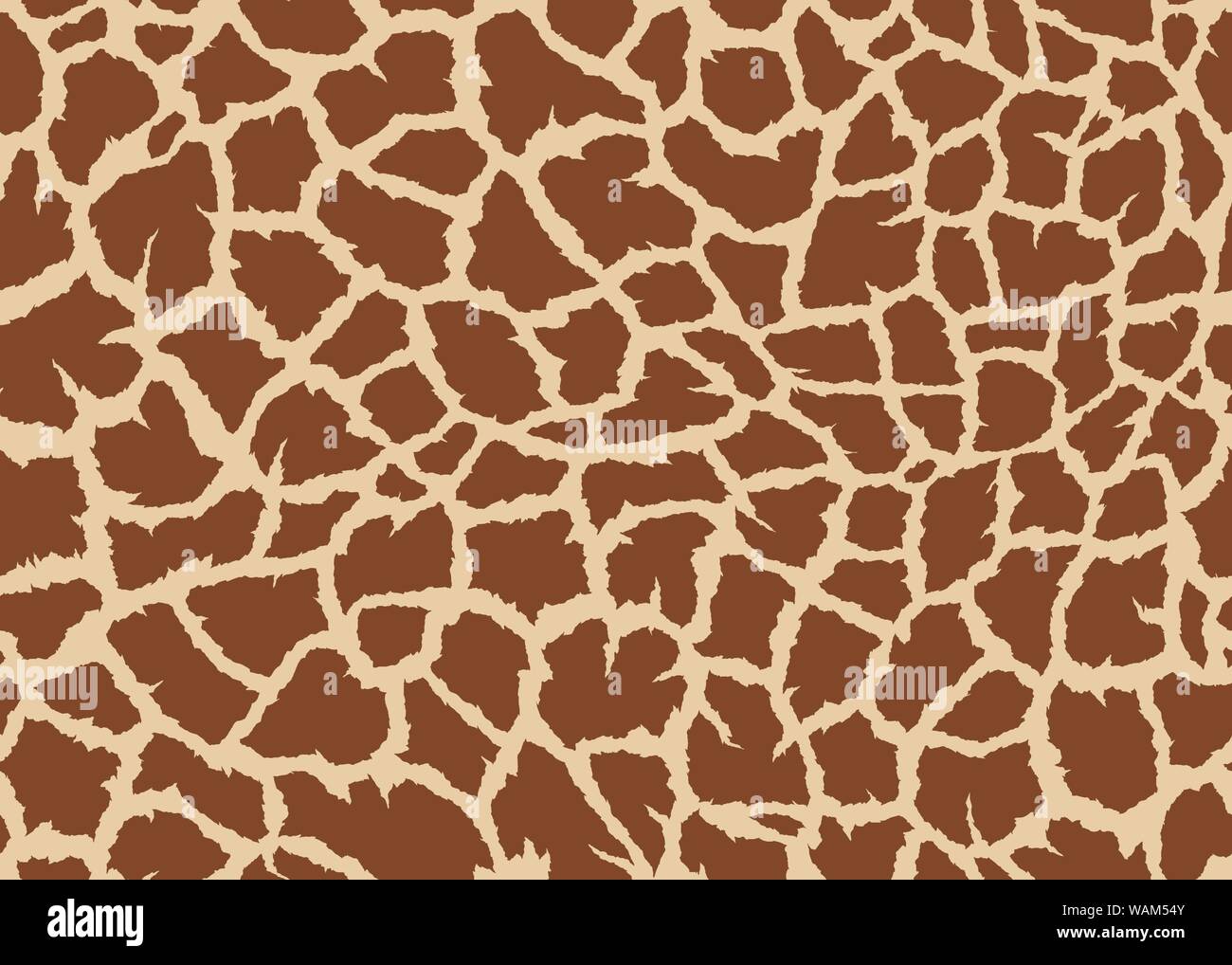 Giraffe skin seamless pattern design. Vector illustration background ...
