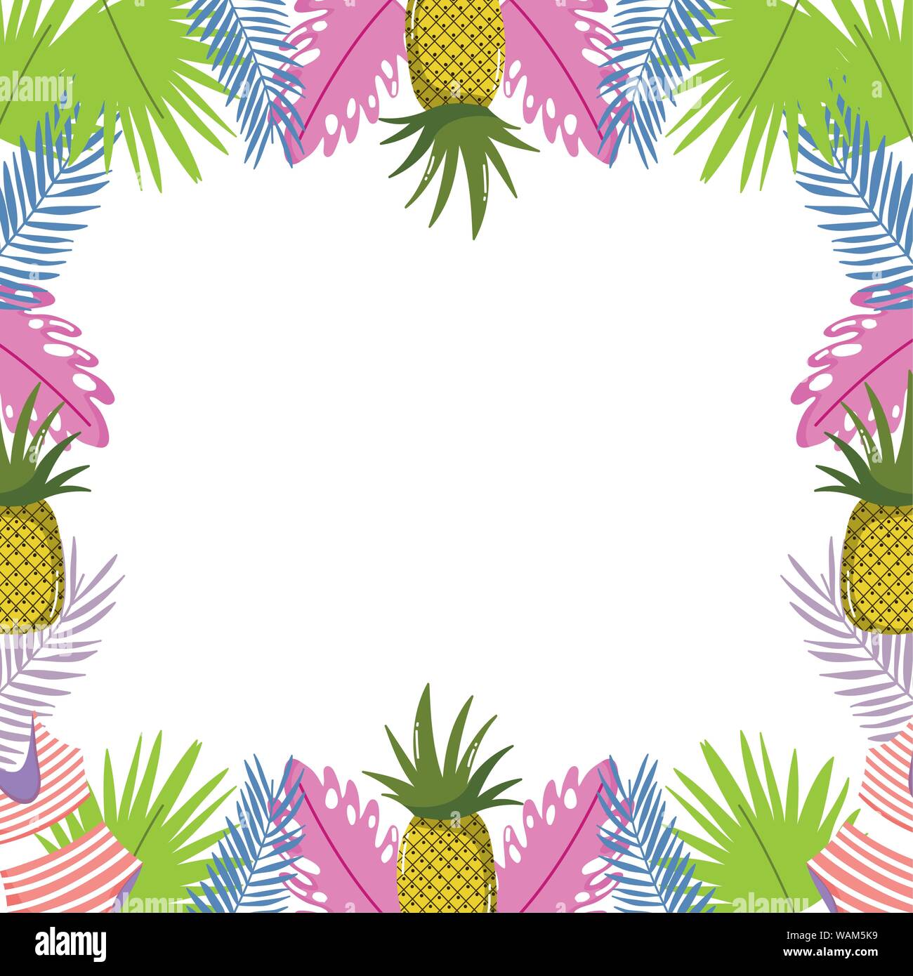 Forest theme frame Stock Vector Images - Alamy