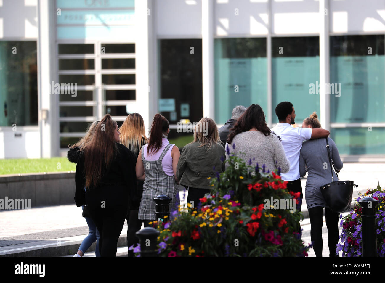 Family jed foster leave reading crown court hi-res stock photography ...