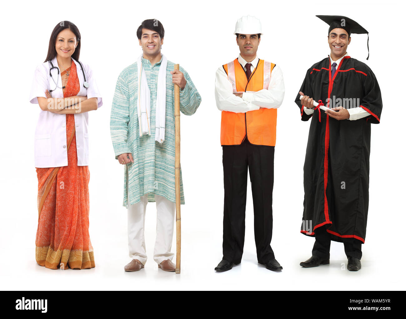 Group of professionals with different occupations Stock Photo - Alamy