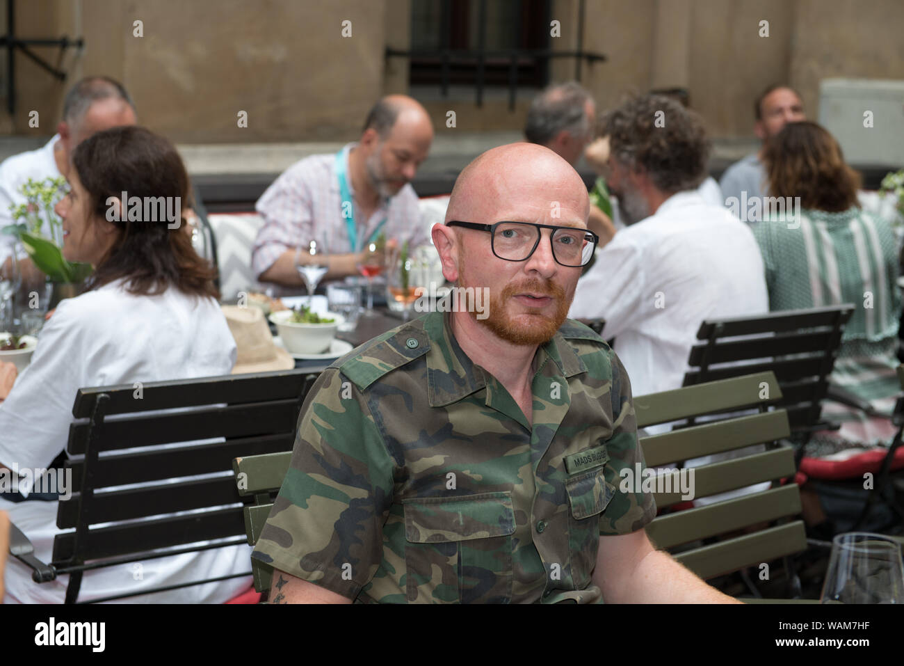 Director Mads Brügger attends Lunchbox reception of Filmfest München ...