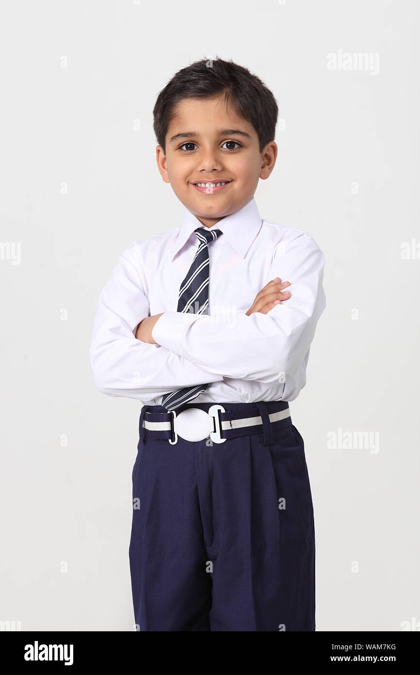 Arms crossed child hi-res stock photography and images - Alamy