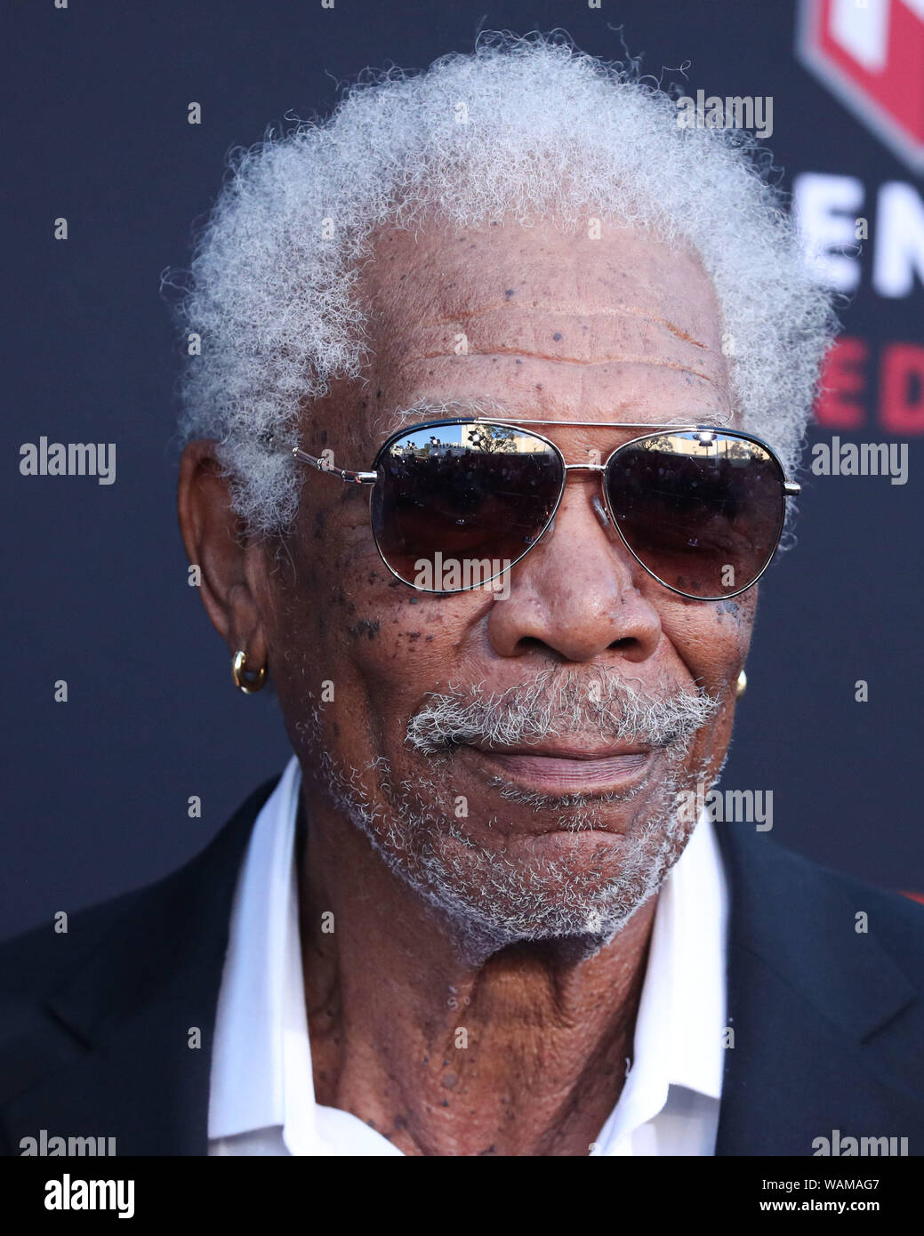 WESTWOOD, LOS ANGELES, CALIFORNIA, USA - AUGUST 20: Actor Morgan ...