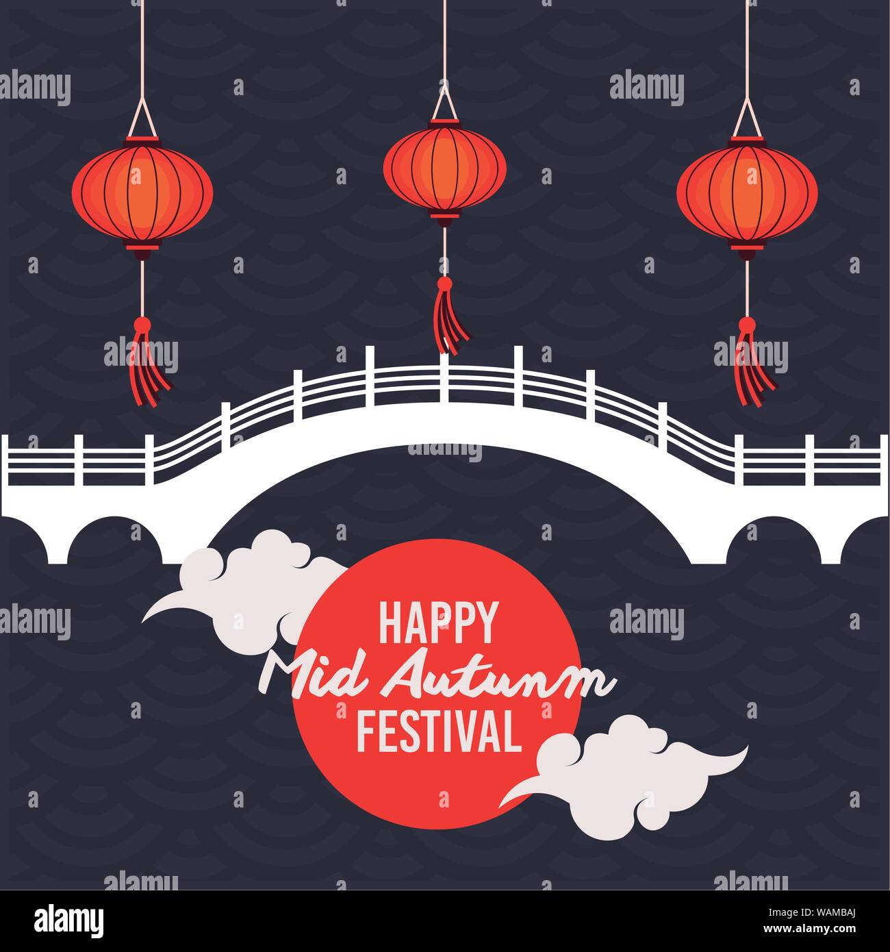 Happy mid autumn festival card Stock Vector Image & Art - Alamy