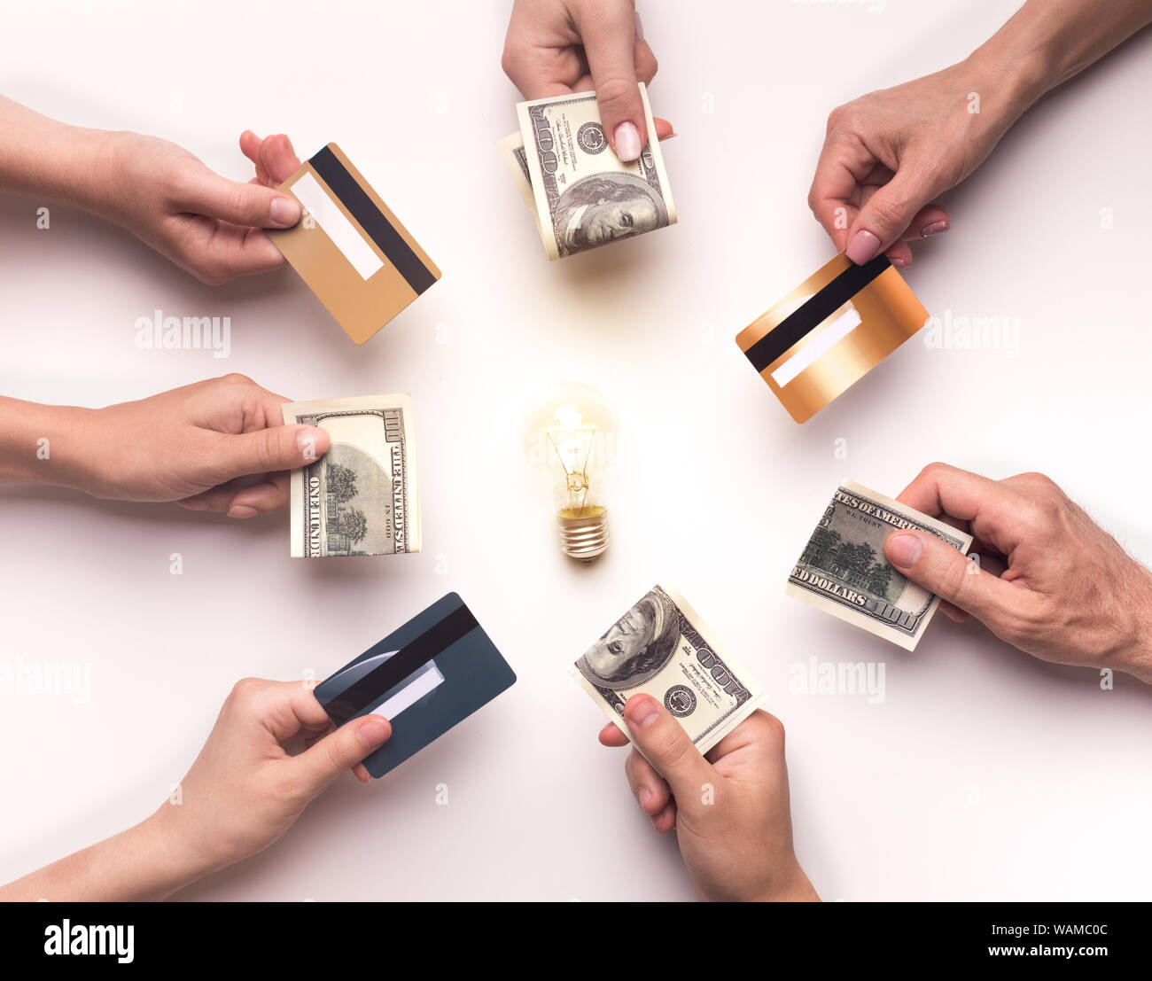 People Giving Money Away