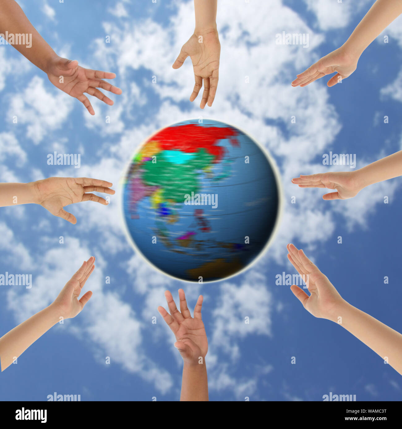 Hand reaching for technology hi-res stock photography and images - Alamy