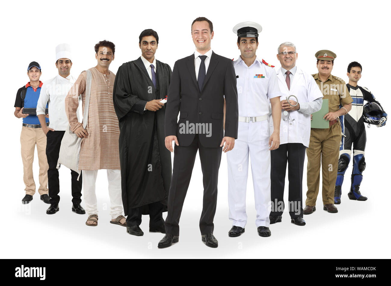 Group of professionals with different occupations Stock Photo - Alamy