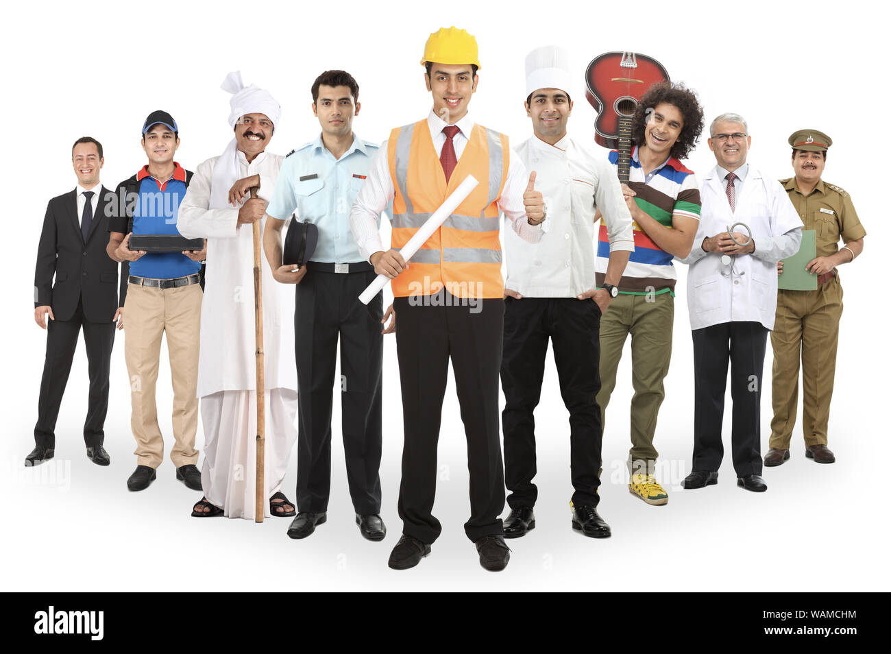 Group of professionals with different occupations Stock Photo - Alamy