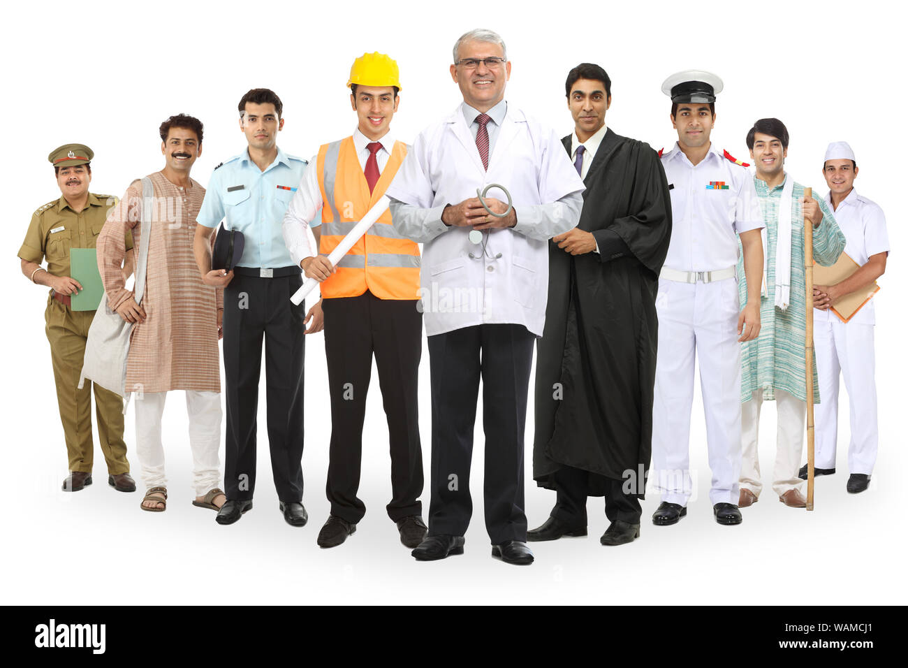Group of professionals with different occupations Stock Photo - Alamy