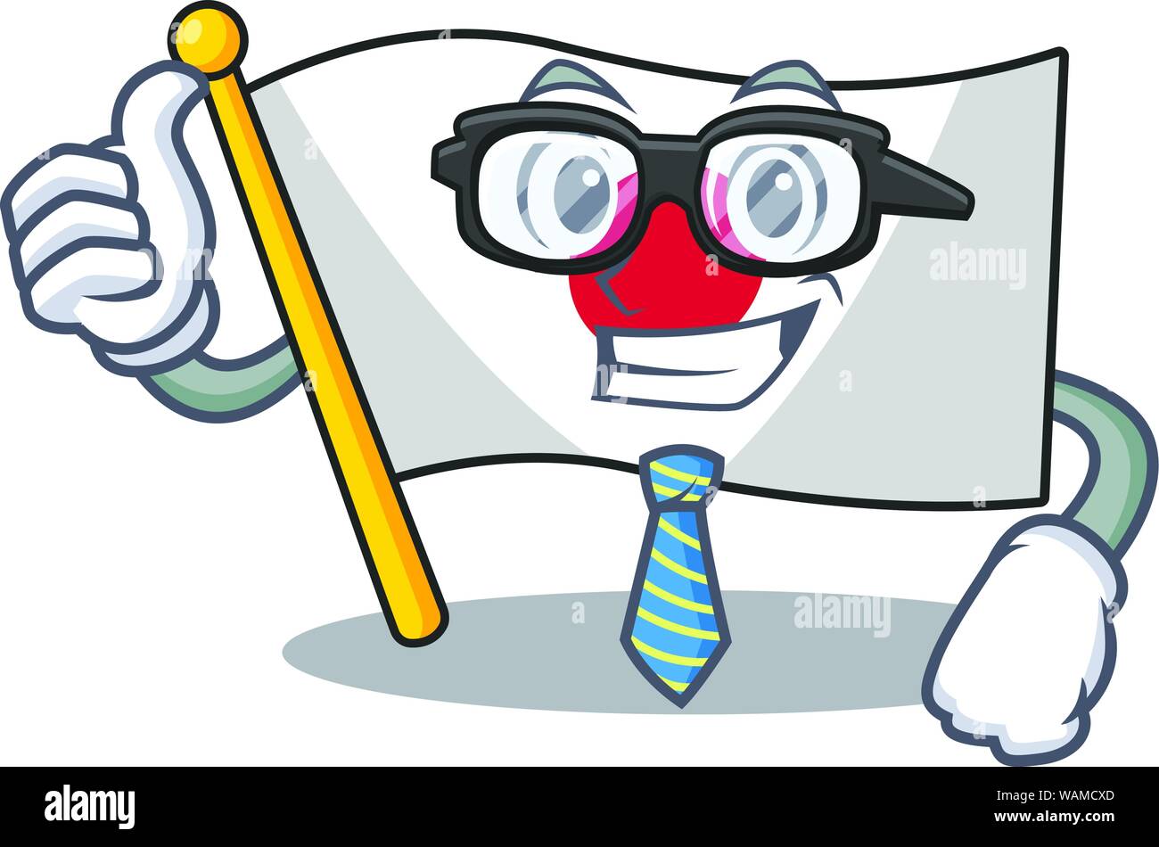 Businessman flag Japan isolated with the character Stock Vector Image ...