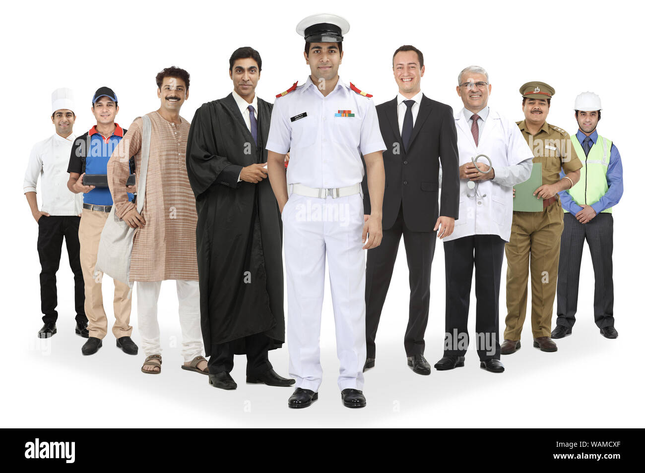 Group of professionals with different occupations Stock Photo - Alamy