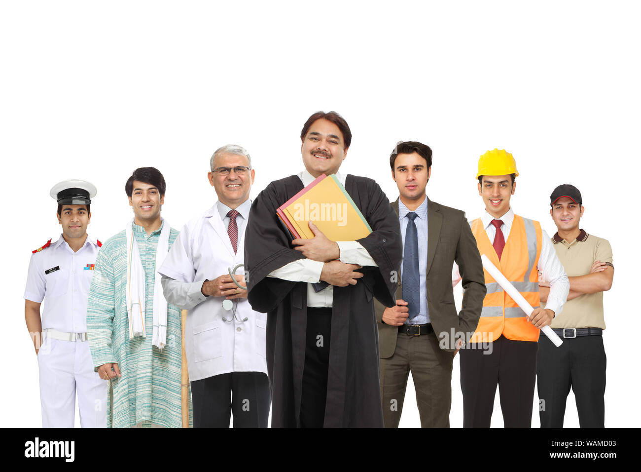 Group of professionals with different occupations Stock Photo - Alamy