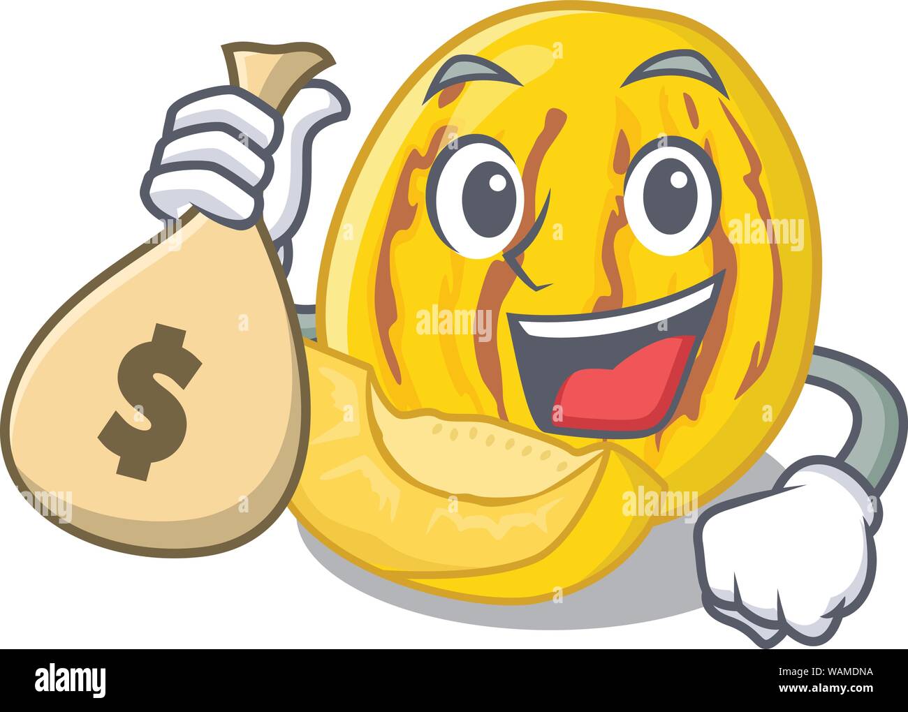 Money bag fruit melon hi-res stock photography and images - Alamy