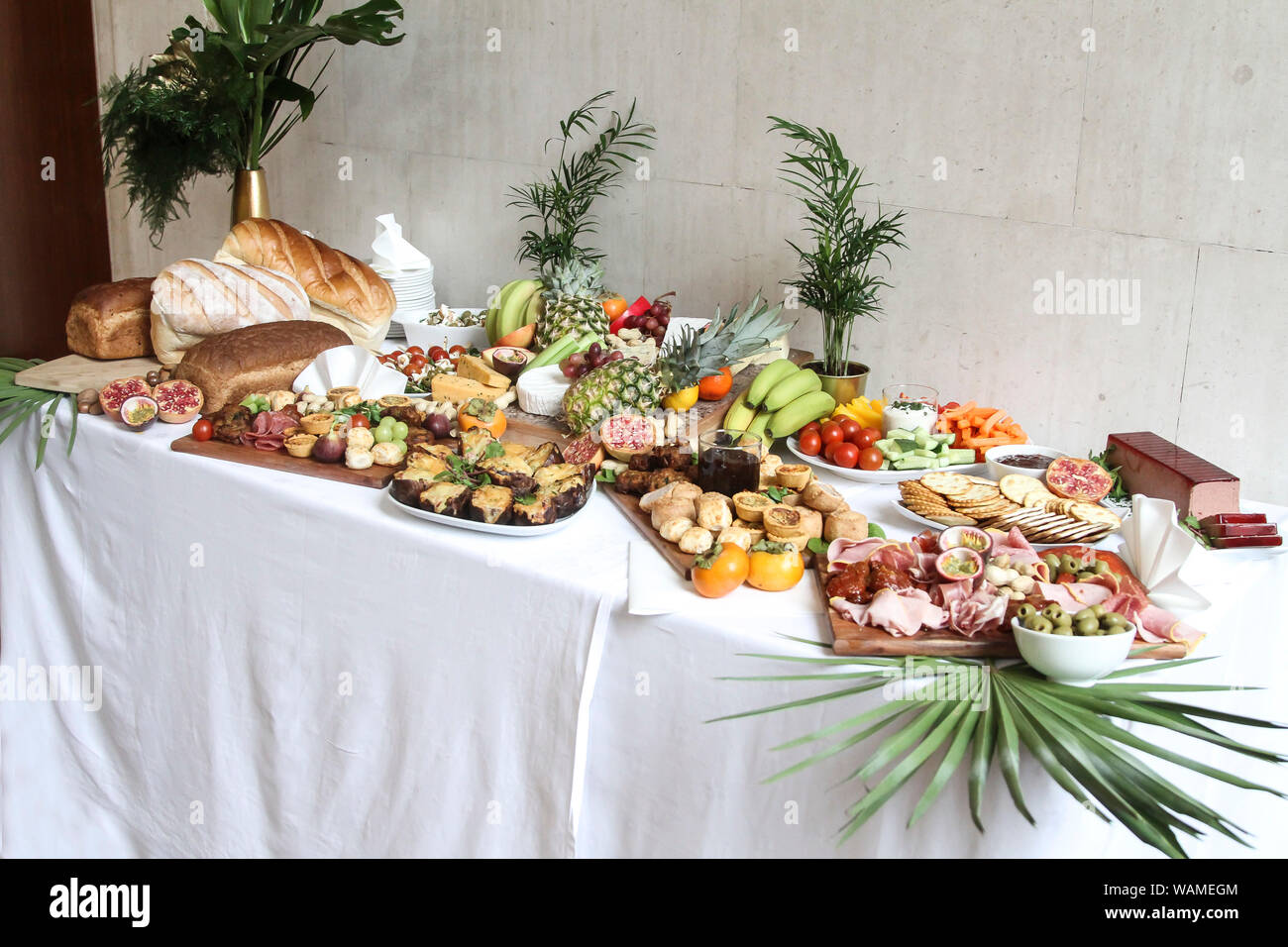 Wedding Food Buffet Stock Photo - Alamy