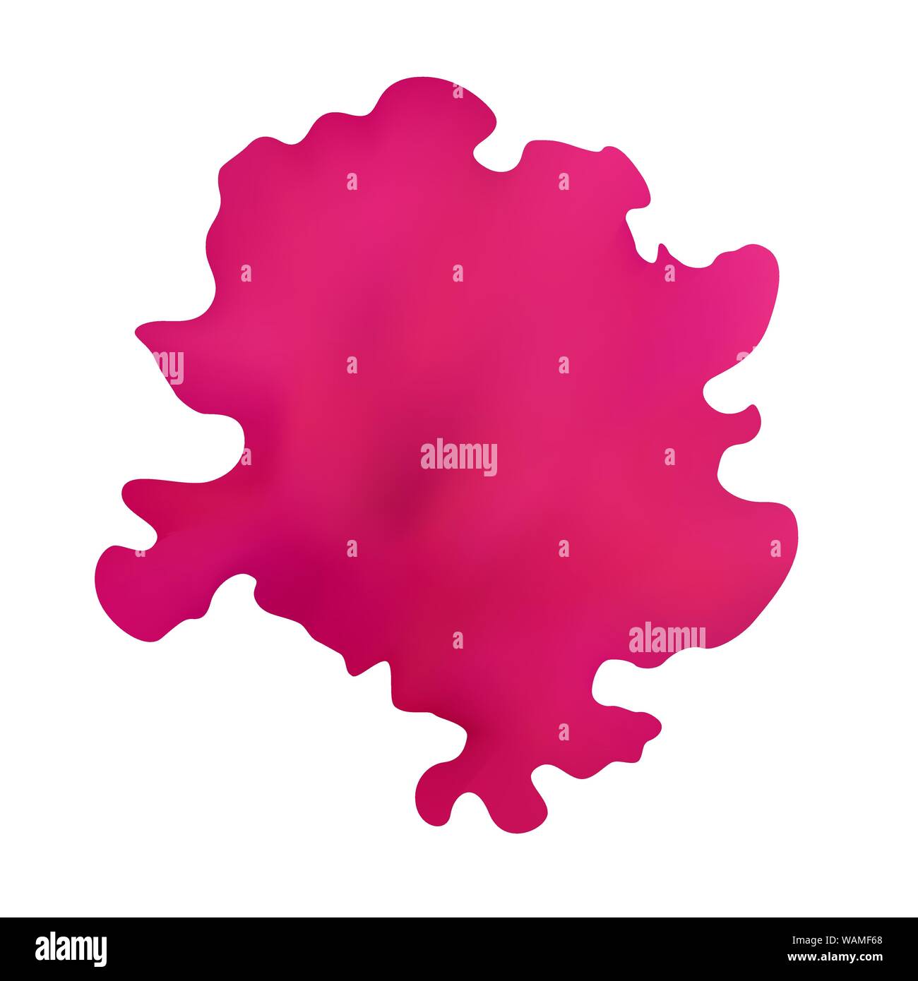 Bright pink stain. Vector illustration. The texture of watercolor ...