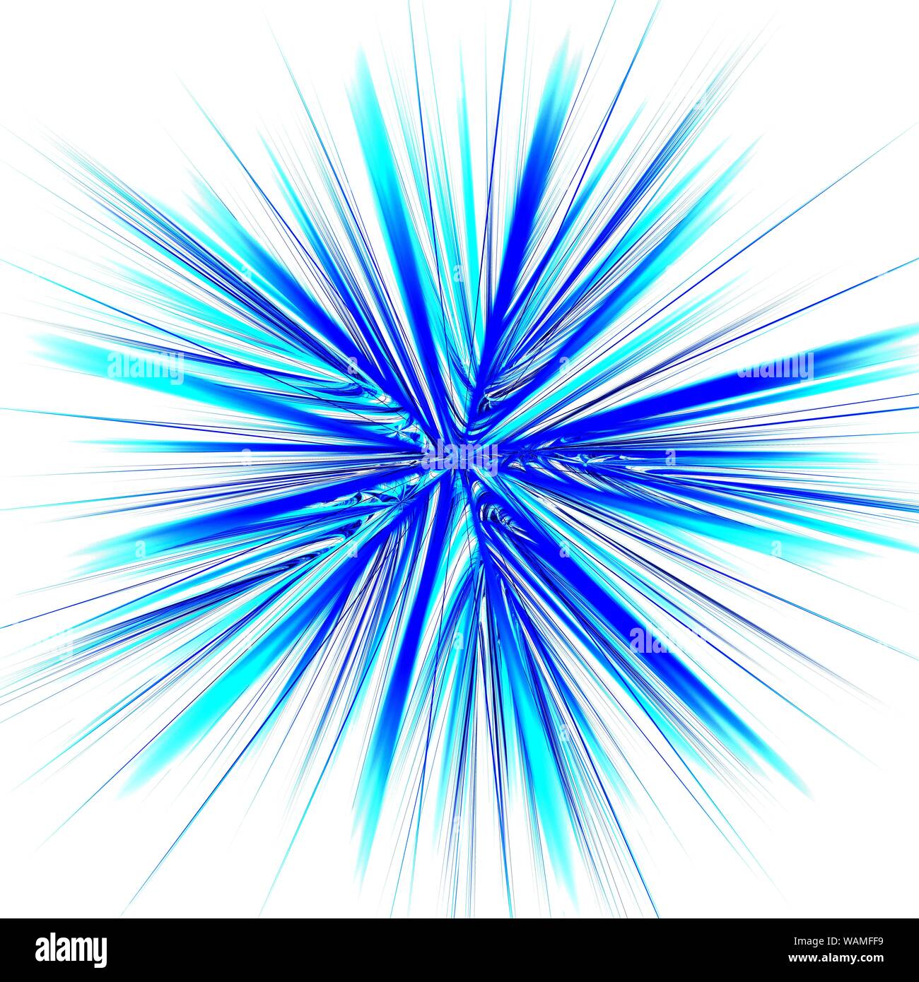 Symmetrical fractal abstract light rays effect neon art Stock Photo - Alamy