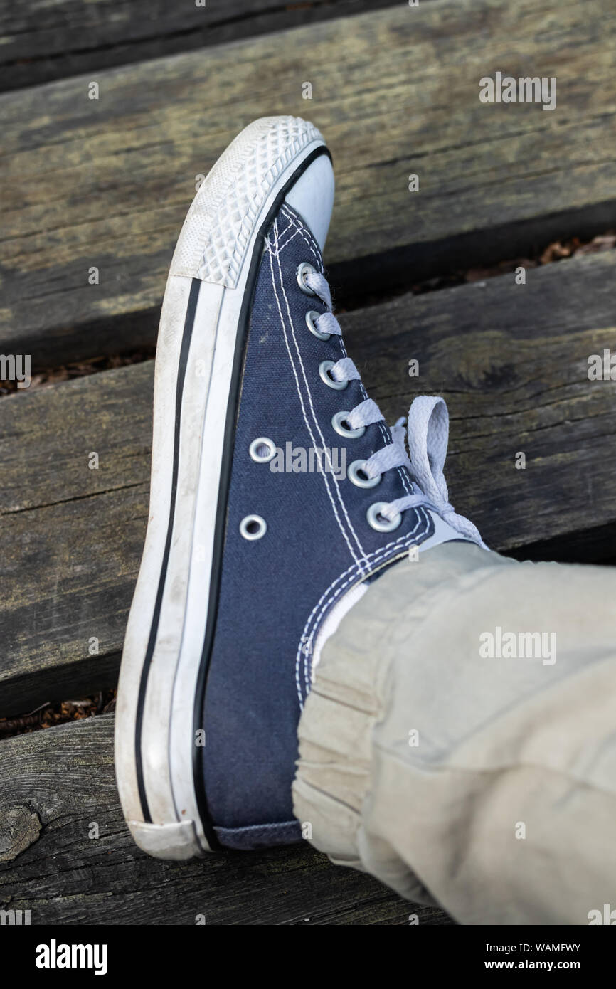 Converse All Star On Feet