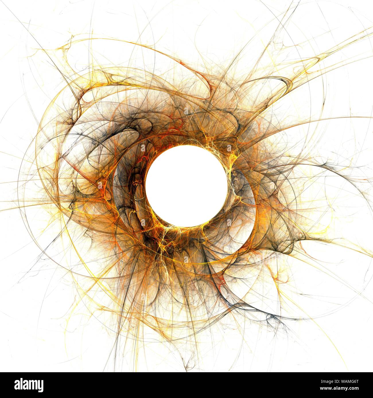 The eye of God Solar Eclipse on white background Stock Photo - Alamy