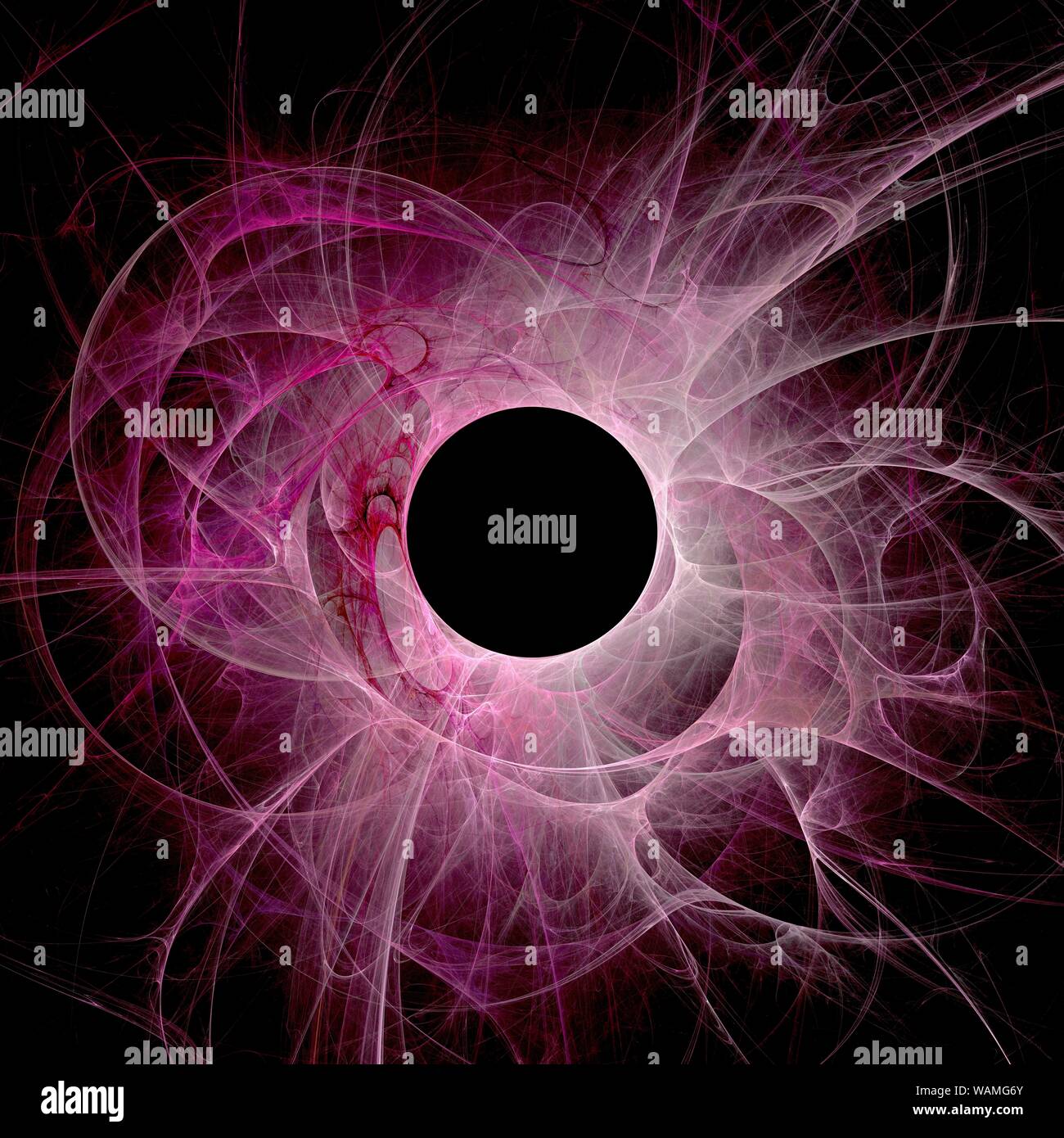 The eye of God Solar Eclipse on black background Stock Photo - Alamy