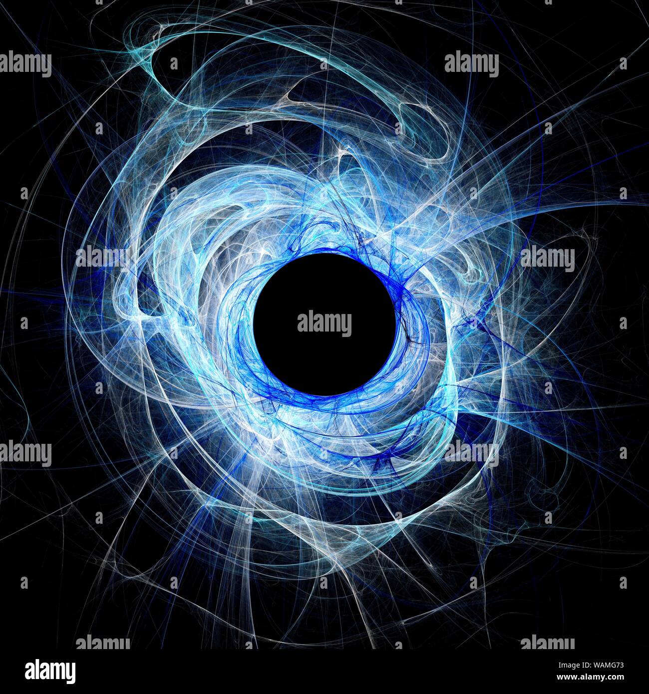 The eye of God Solar Eclipse on black background Stock Photo - Alamy