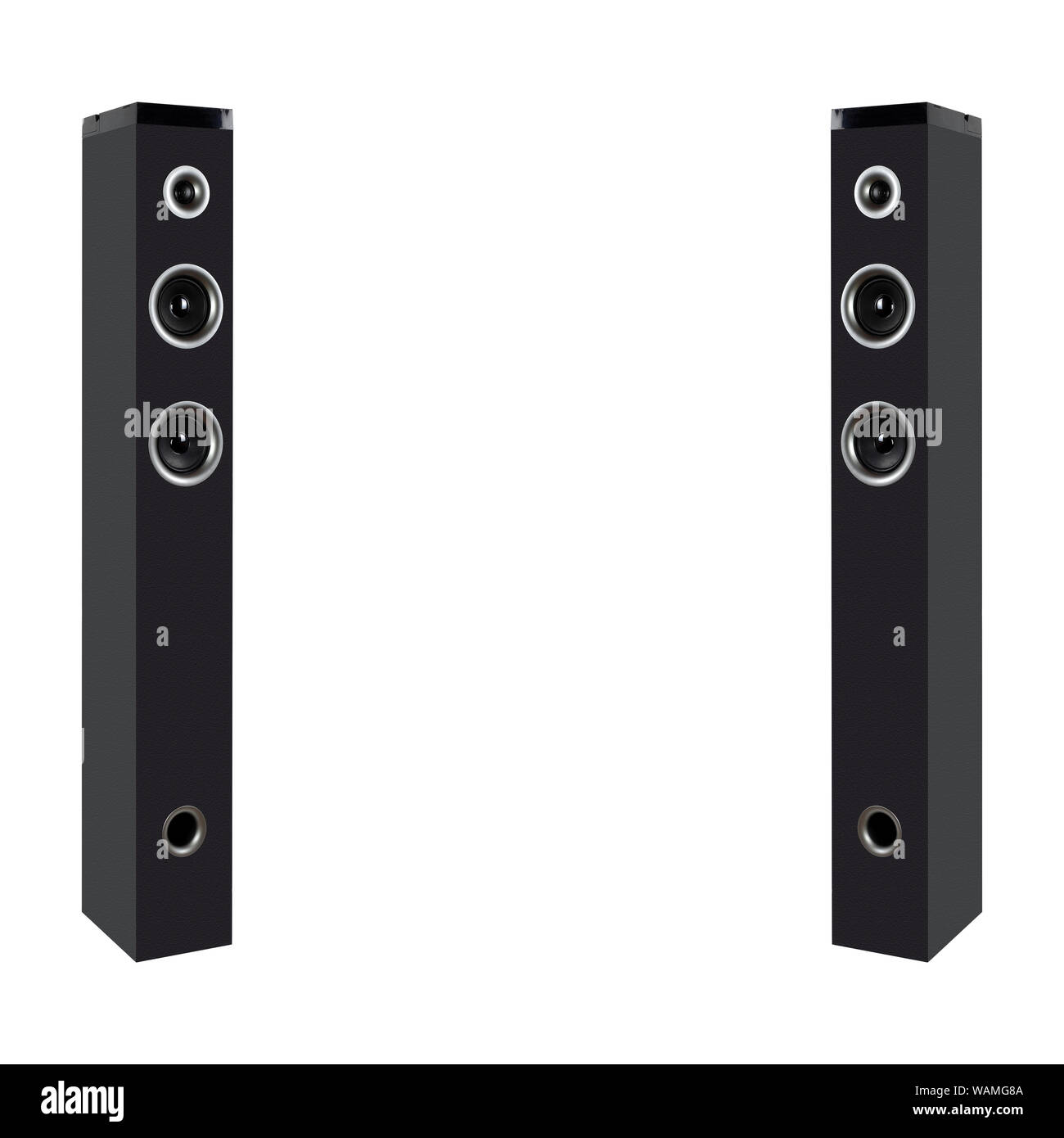 Music and sound - Pair High one line array tower bluetooth loudspeaker ...