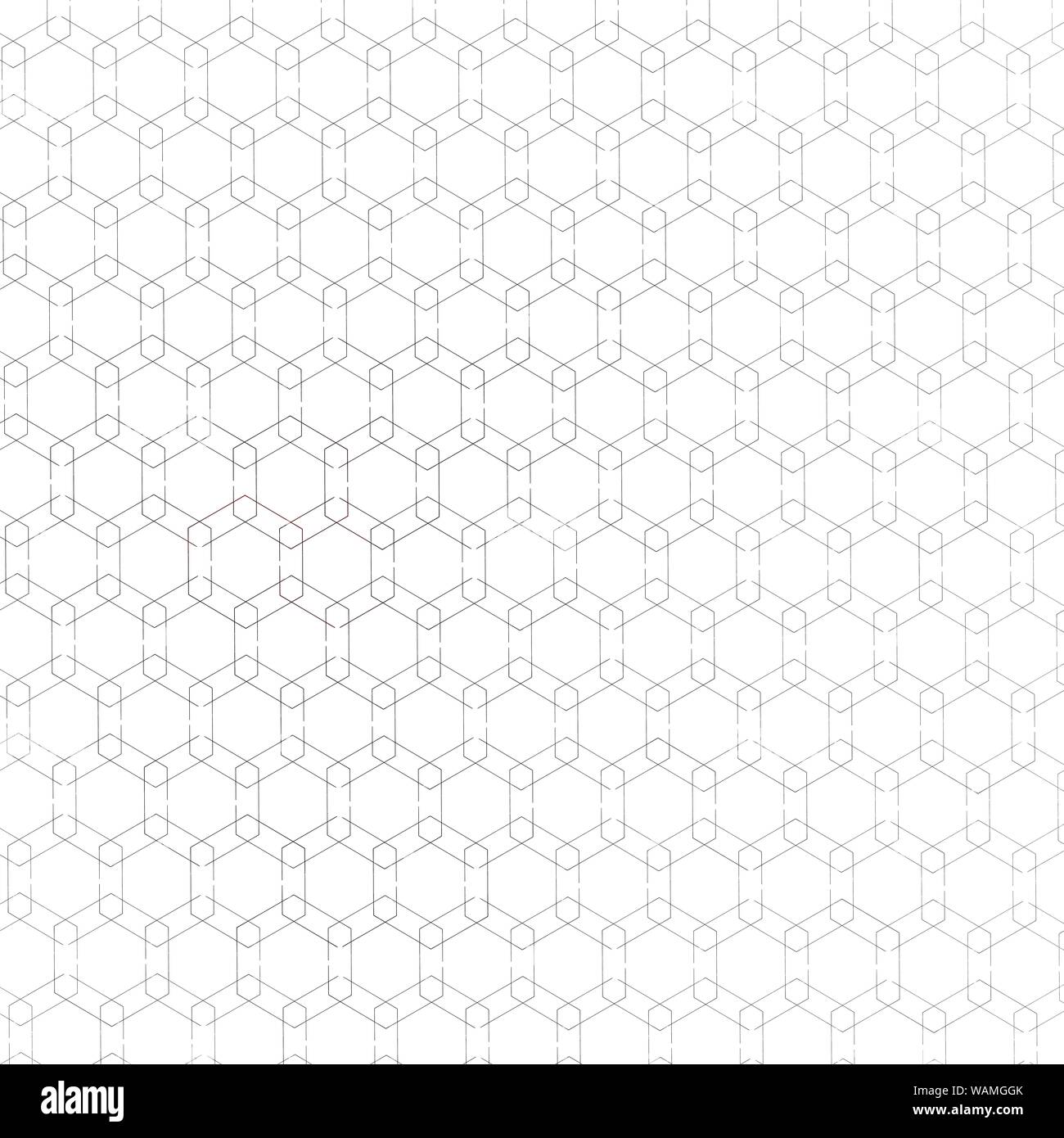 Honeycomb fractal gold hex pixel grid illustration Stock Photo - Alamy