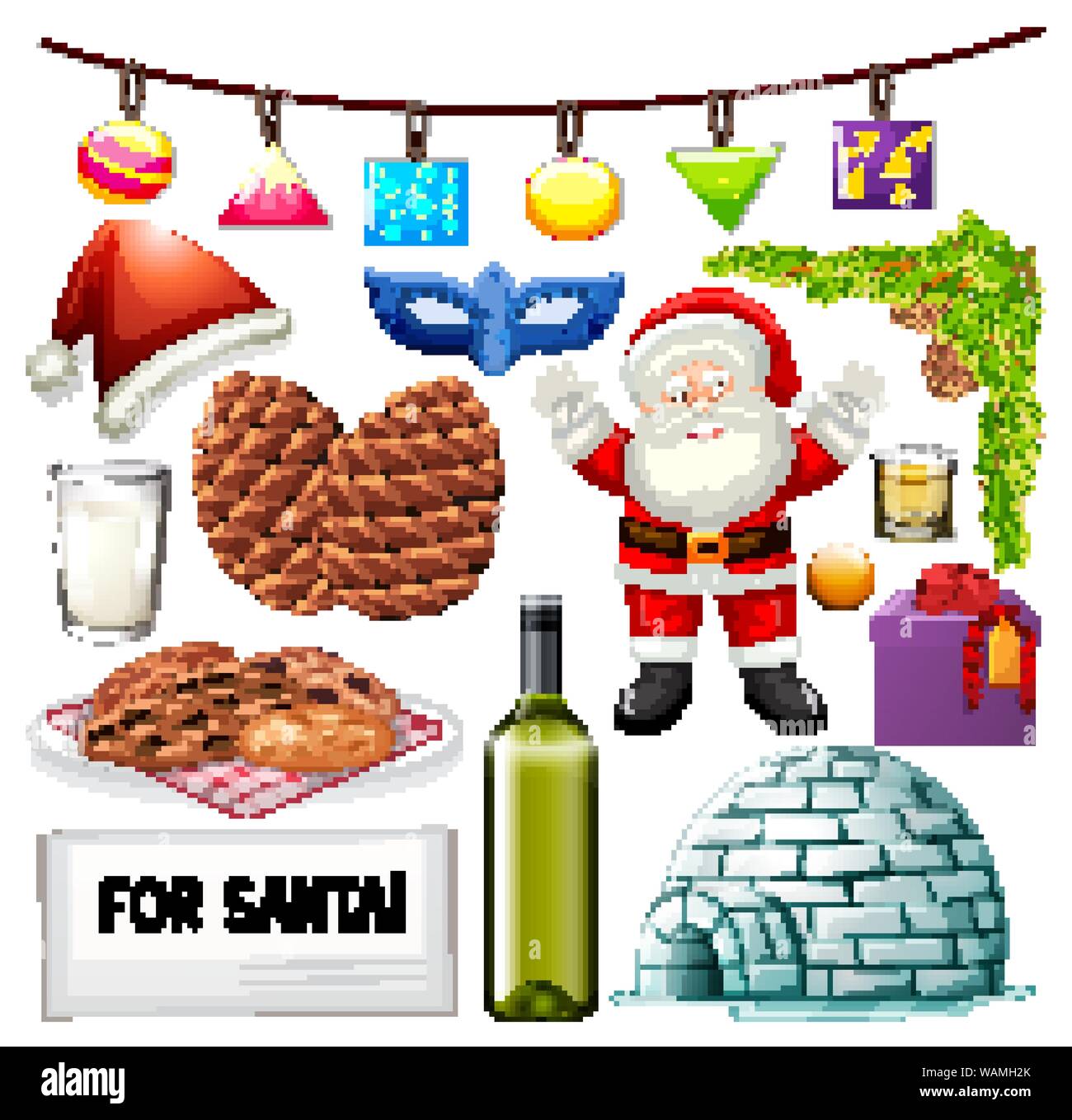 Igloo theme image picture illustration Cut Out Stock Images & Pictures ...