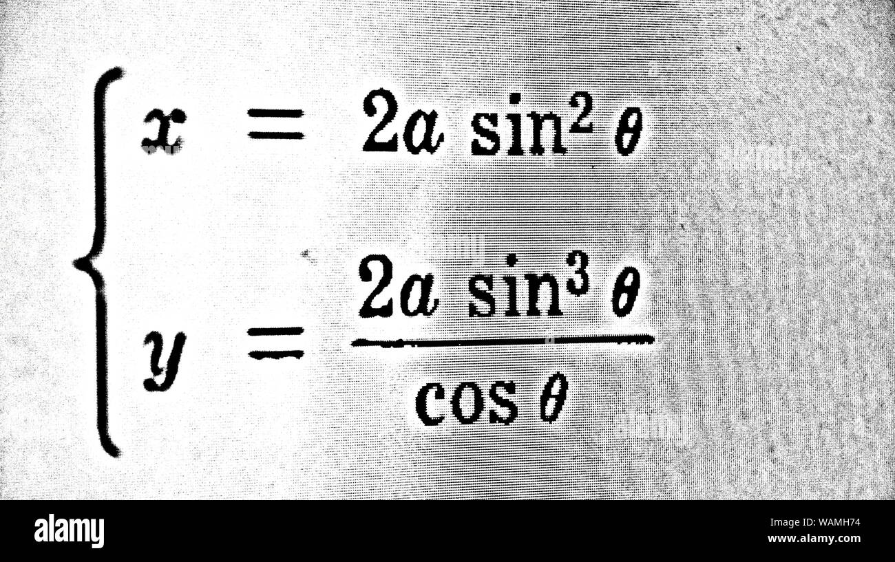 Large number of mathematical formulas on a white background HDR Stock ...