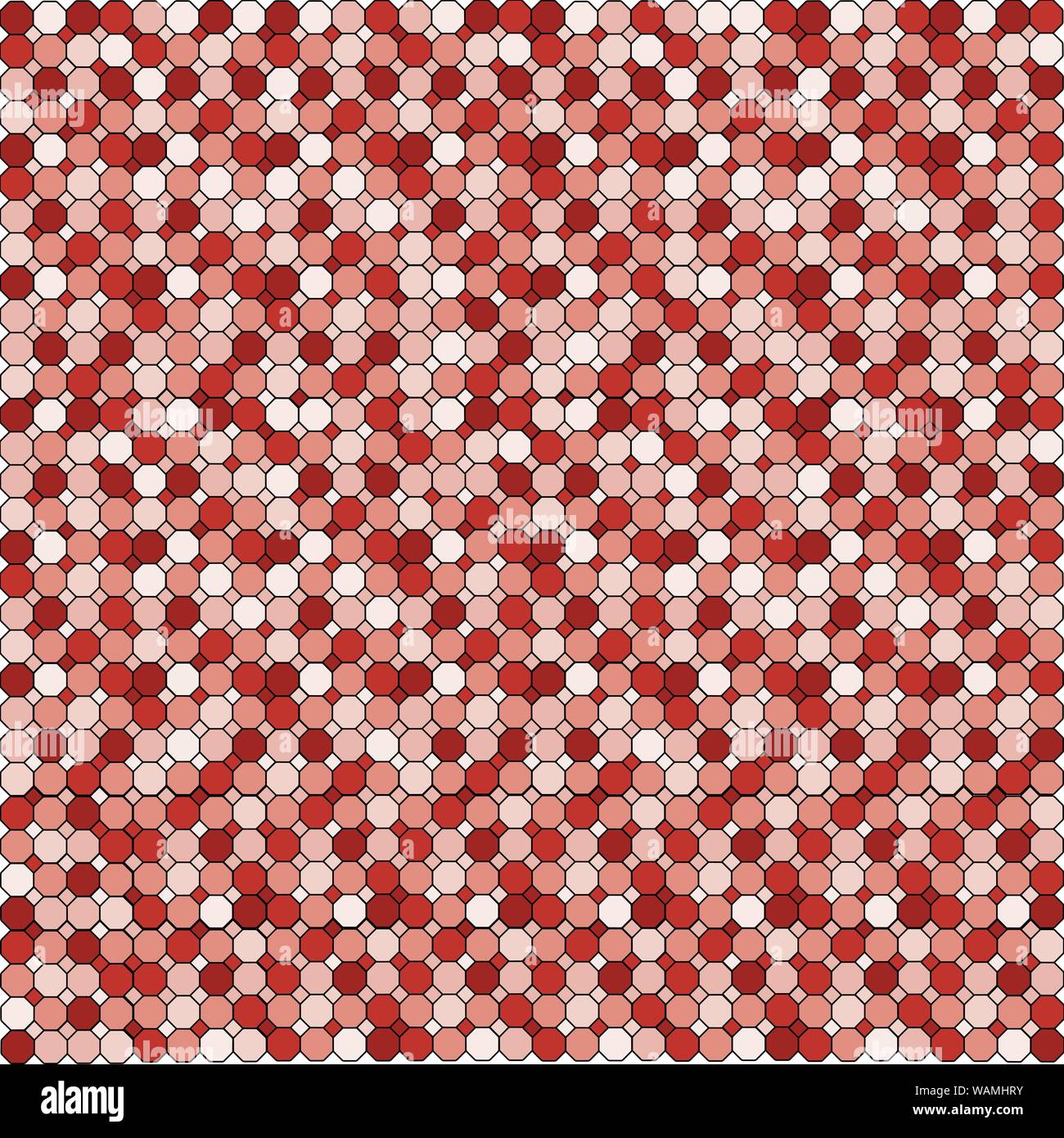 Red modern geometrical octagon square abstract background. Innovation ...