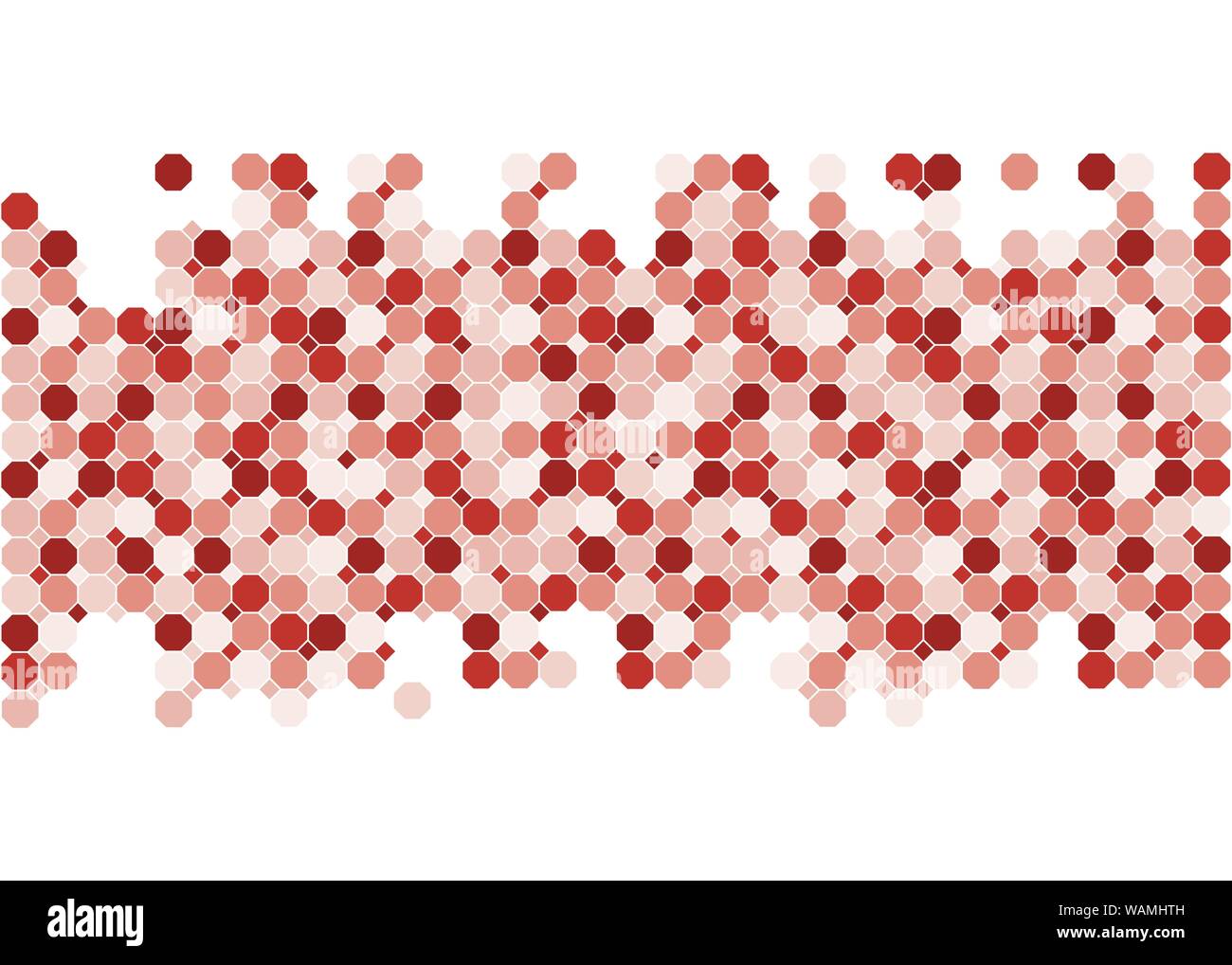 Red modern geometrical octagon square abstract background. Innovation ...