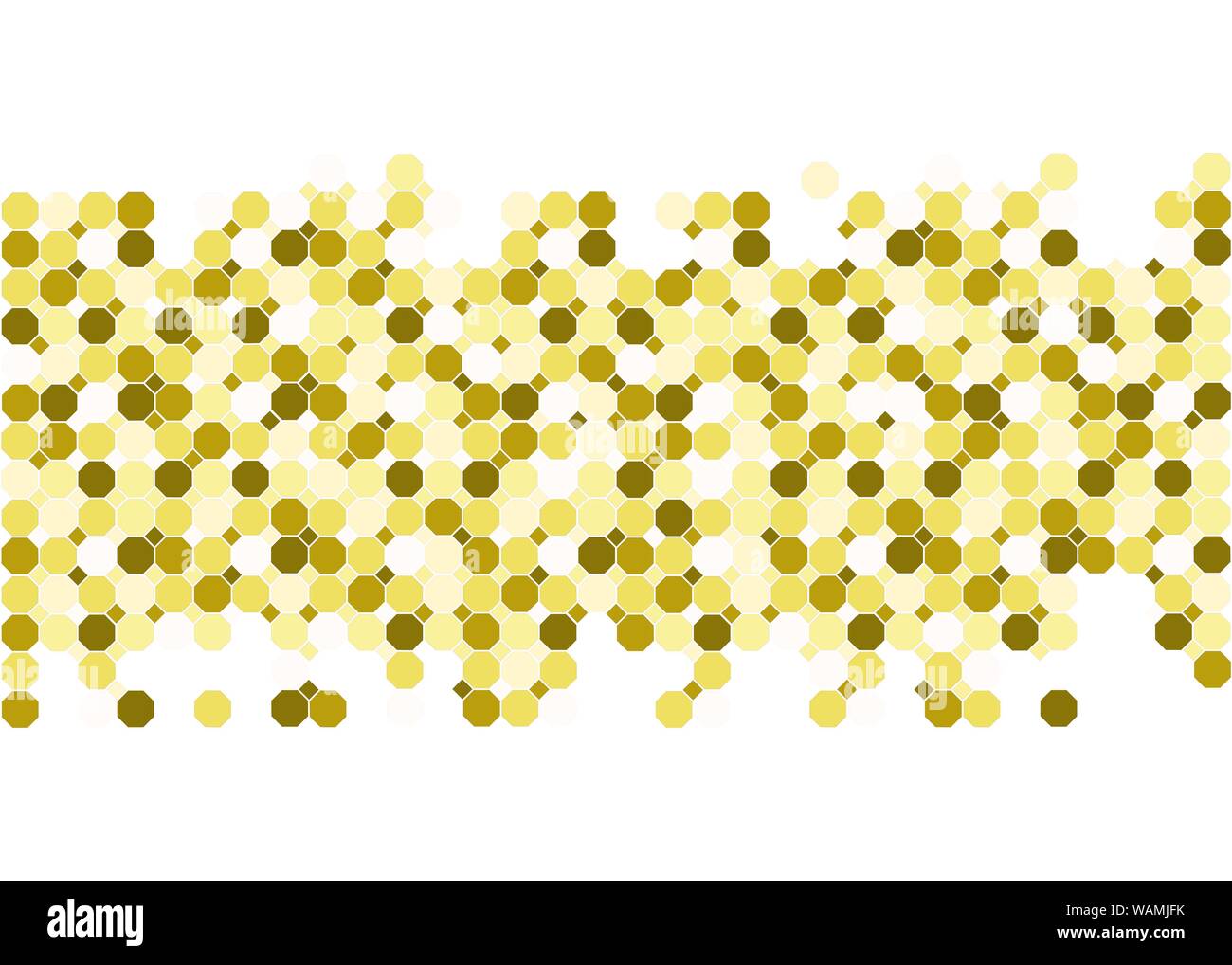 Yellow modern geometrical octagon square abstract background ...