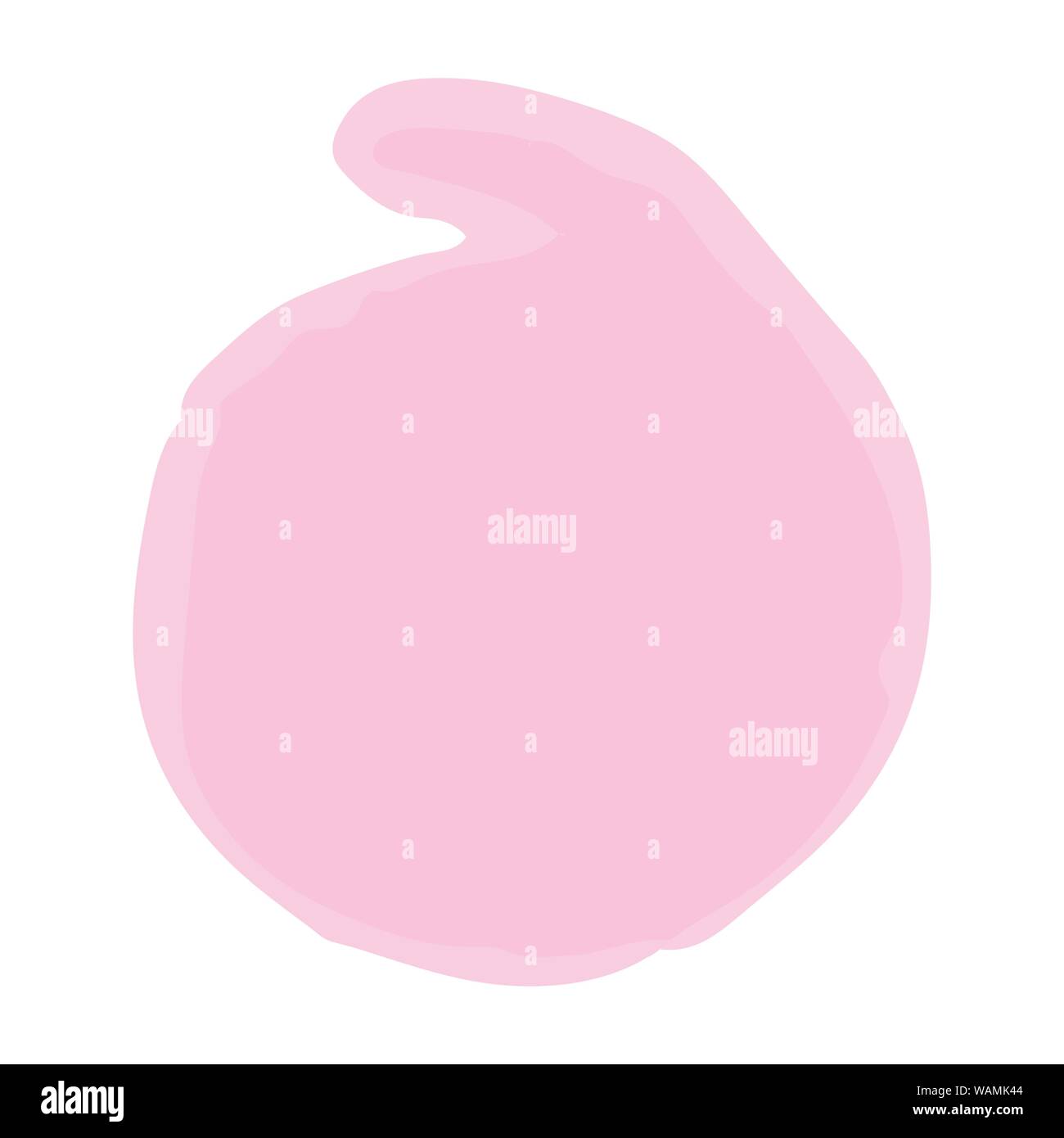 Vector watercolor imitation pastel color abstract stain. Blot ...
