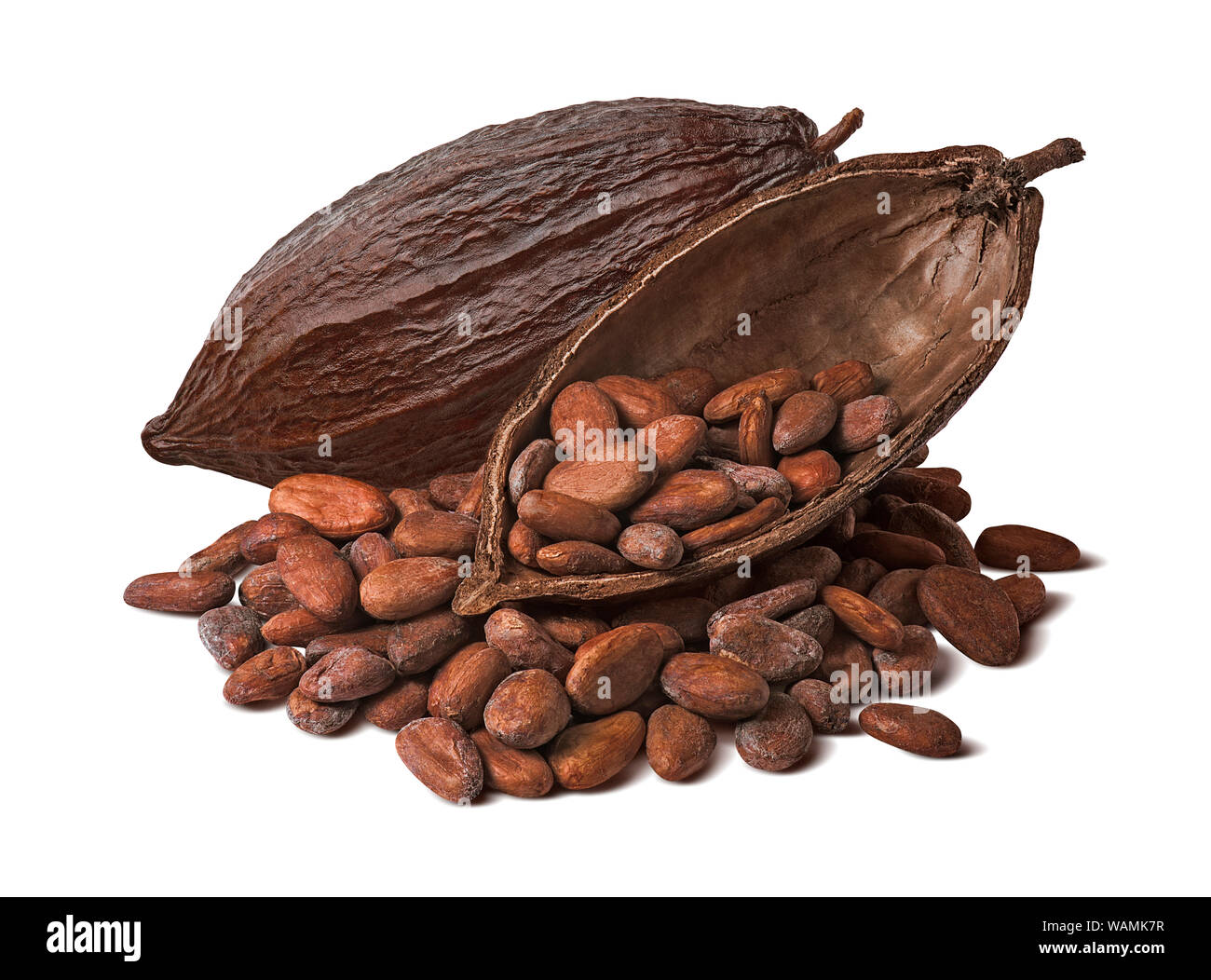 Cocoa bean pod yellow hi-res stock photography and images - Alamy