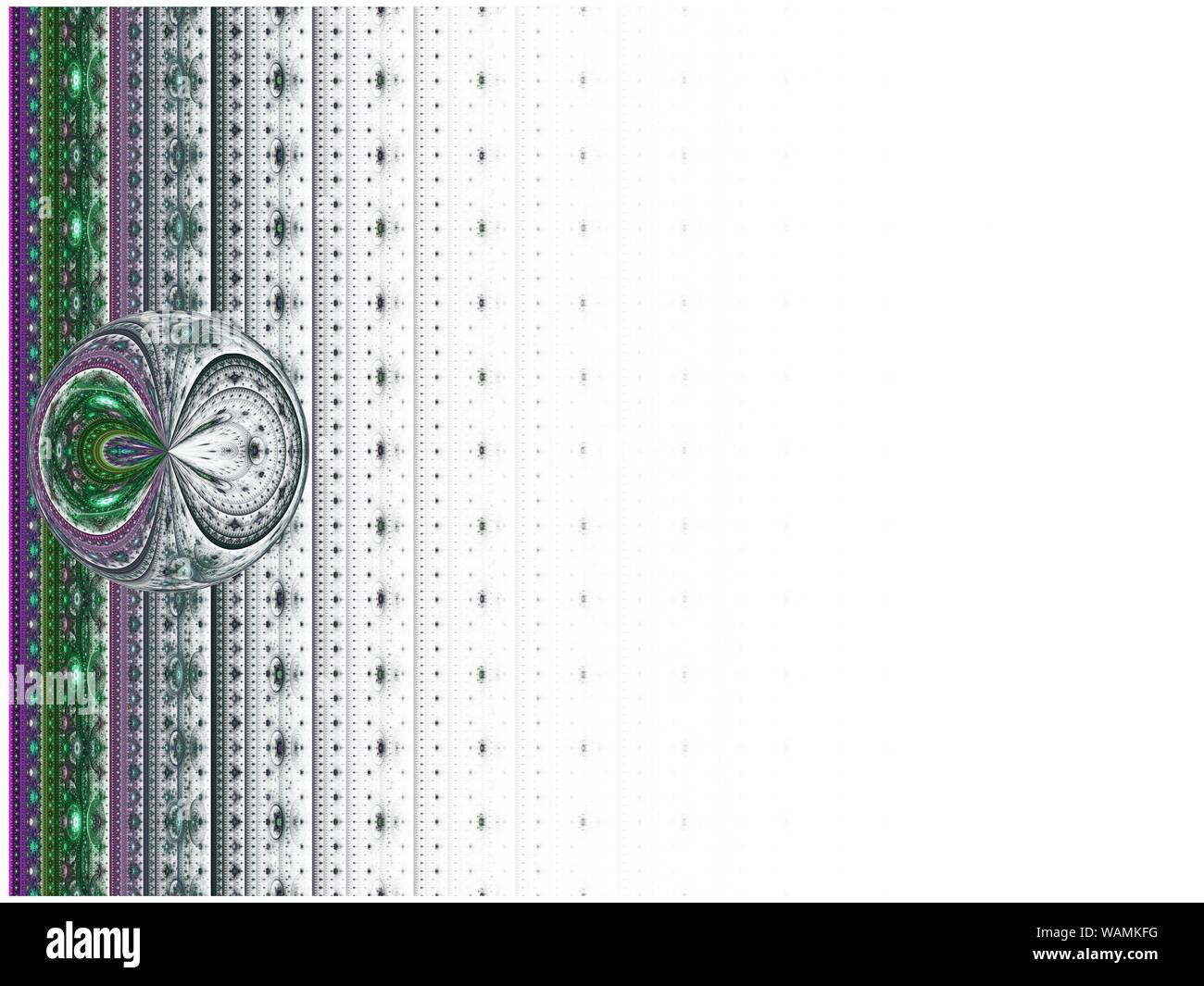 Symmetrical fractal gradient pattern background, digital artwork for ...