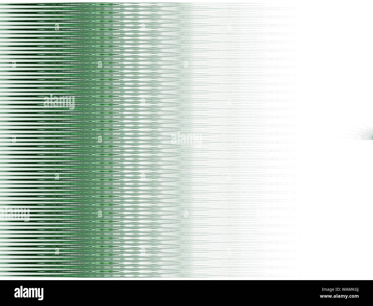 Symmetrical fractal gradient pattern background green, digital artwork ...