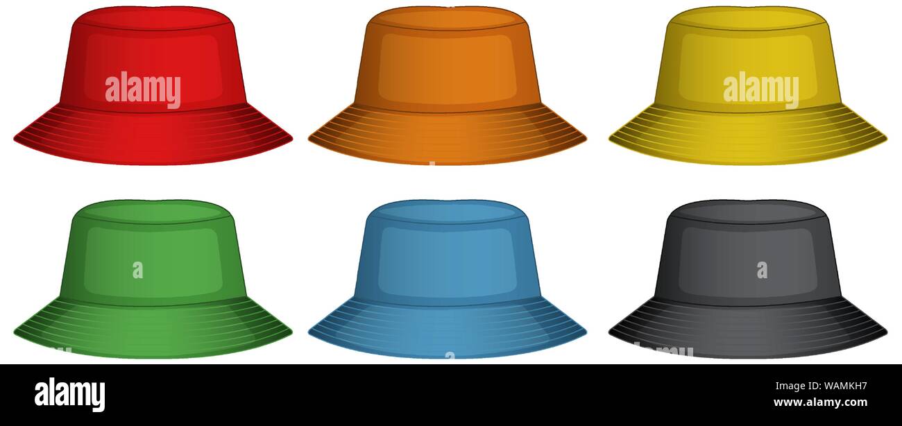Bucket hat merchandise Stock Vector Images - Alamy