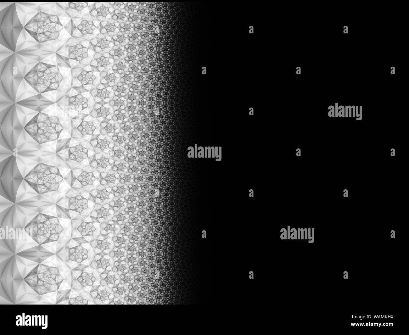 Symmetrical fractal gradient pattern background, digital artwork for ...