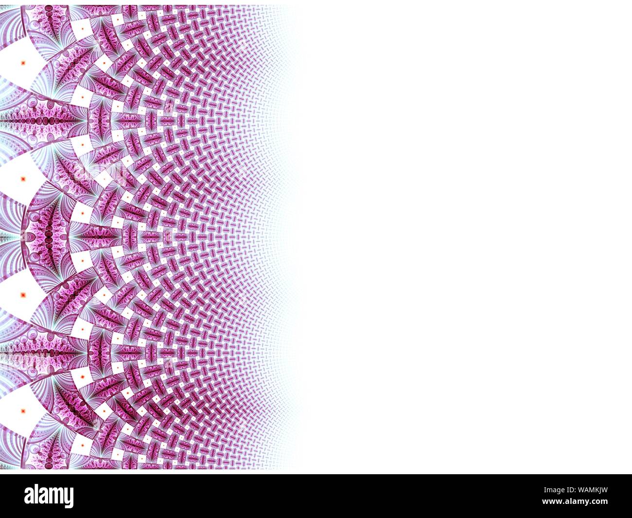 Symmetrical fractal gradient pattern background, digital artwork for ...