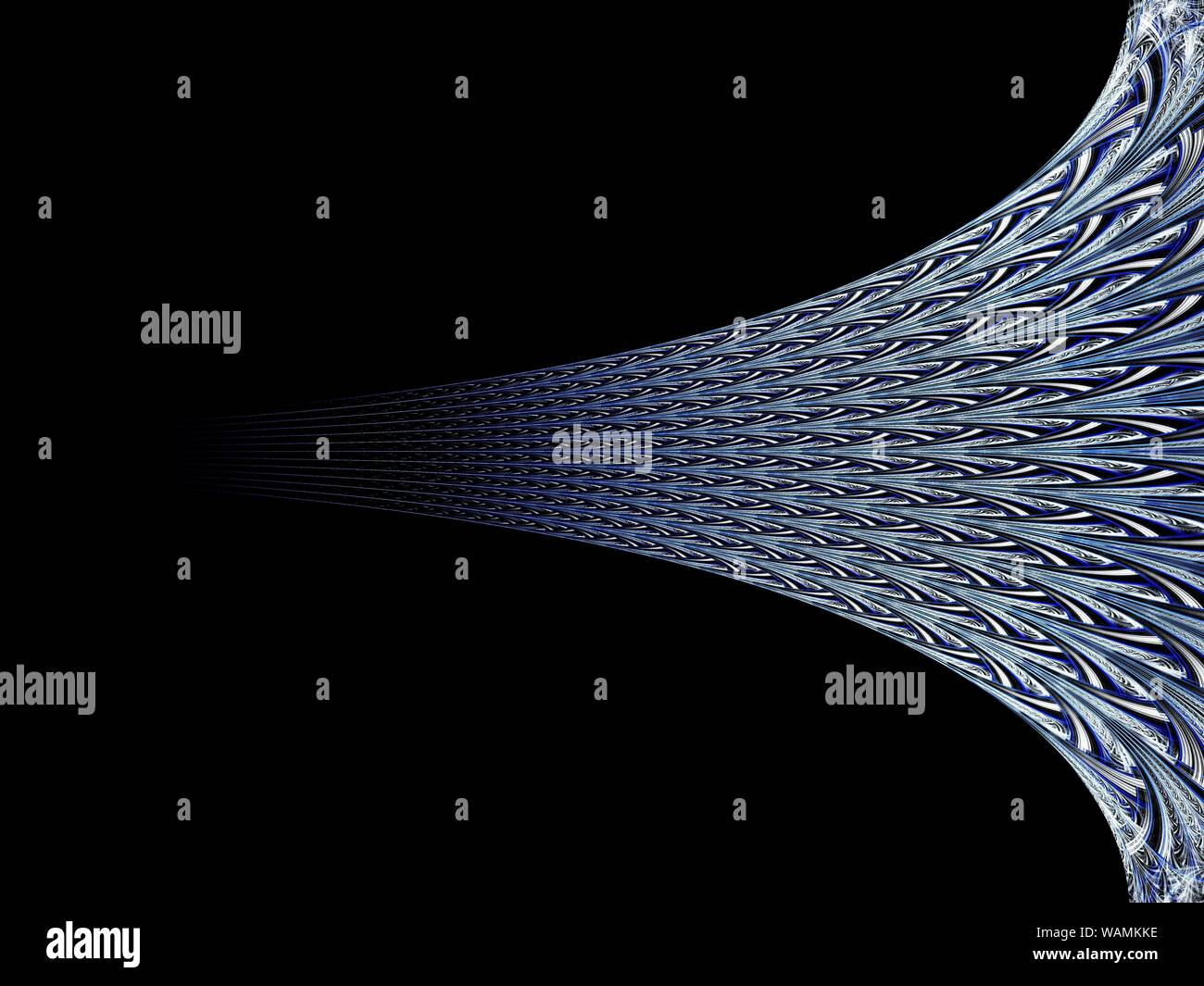 Symmetrical fractal gradient pattern background, digital artwork for ...