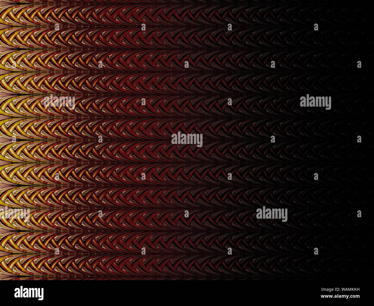 Symmetrical fractal gradient pattern background, digital artwork for ...